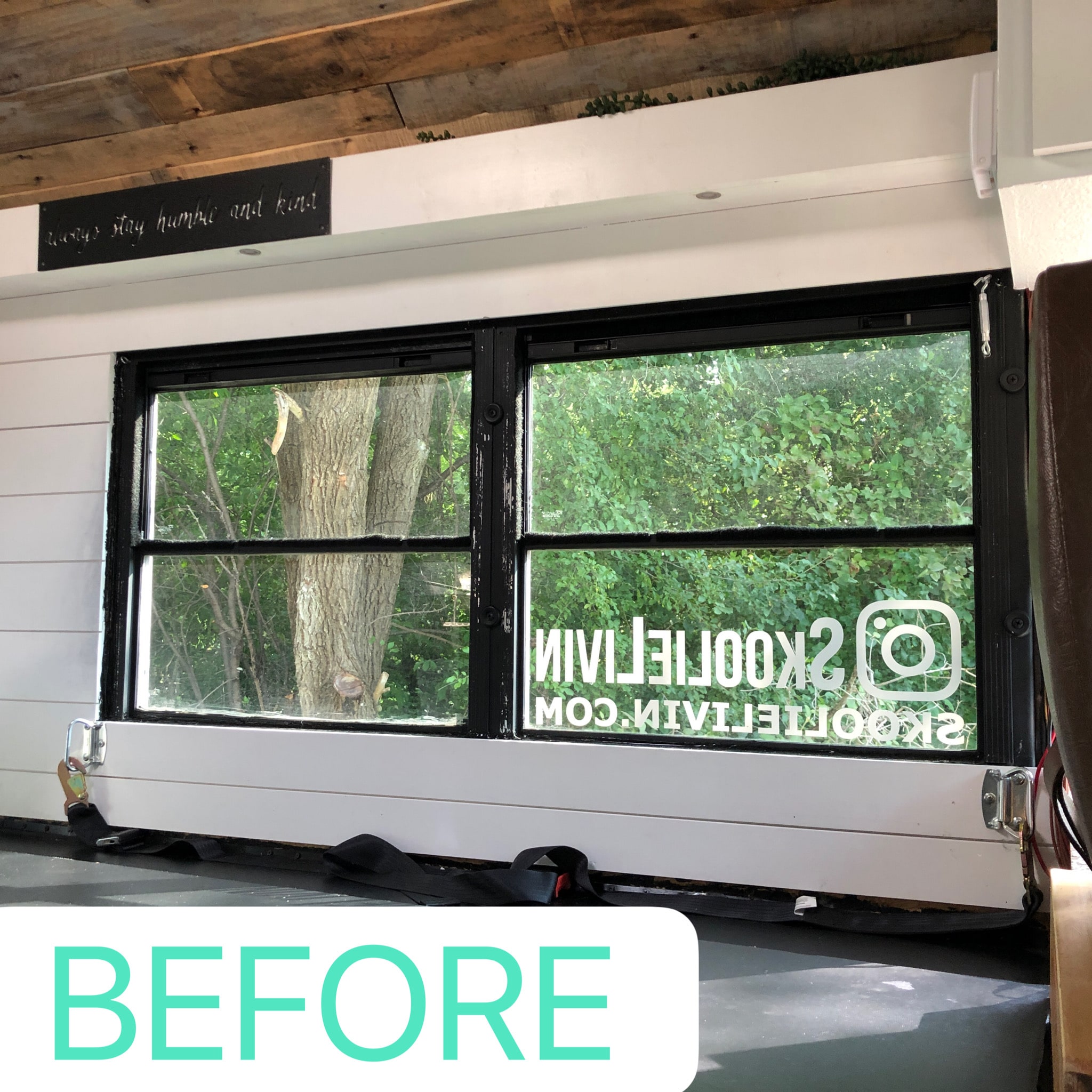 DIY Skoolie Double-Pane School Bus Window (Stop Draft & Condensation)