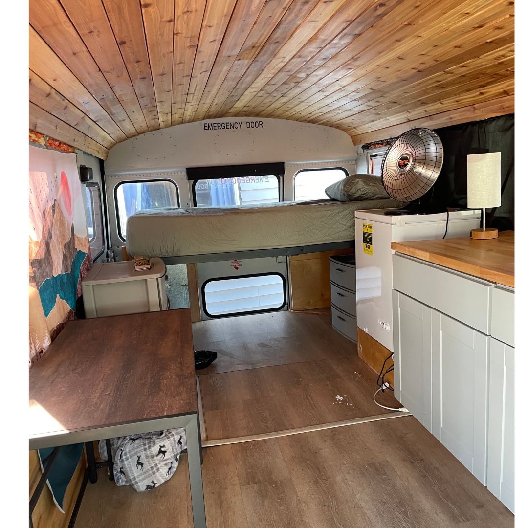 2006 GMC Short Bus Partial Conversion - Skoolie Livin | School Bus ...