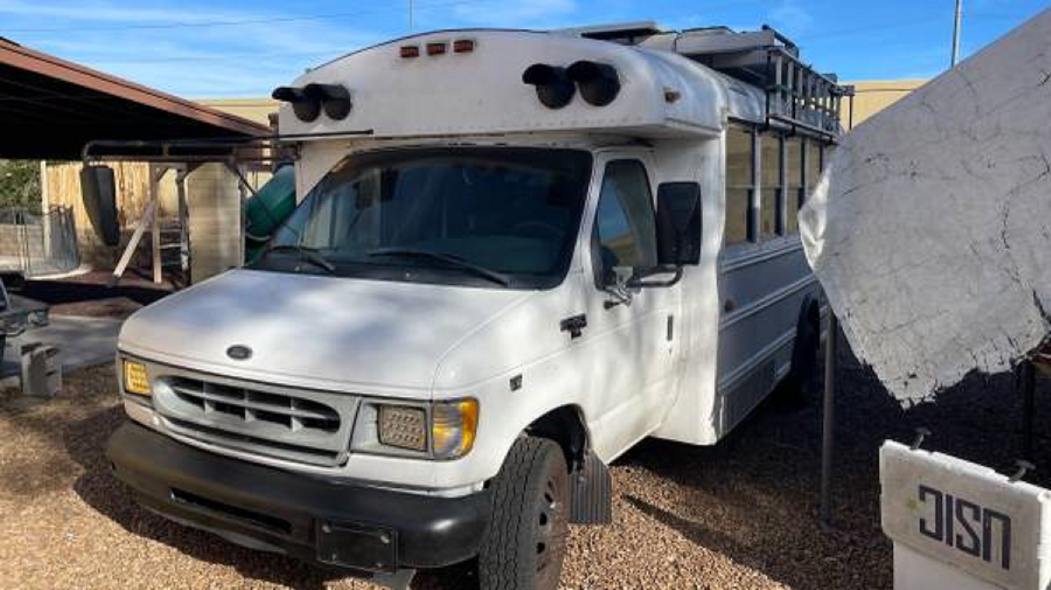 2002 Ford E450 7.3L V-8 Powerstroke - Skoolie Livin | School Bus ...