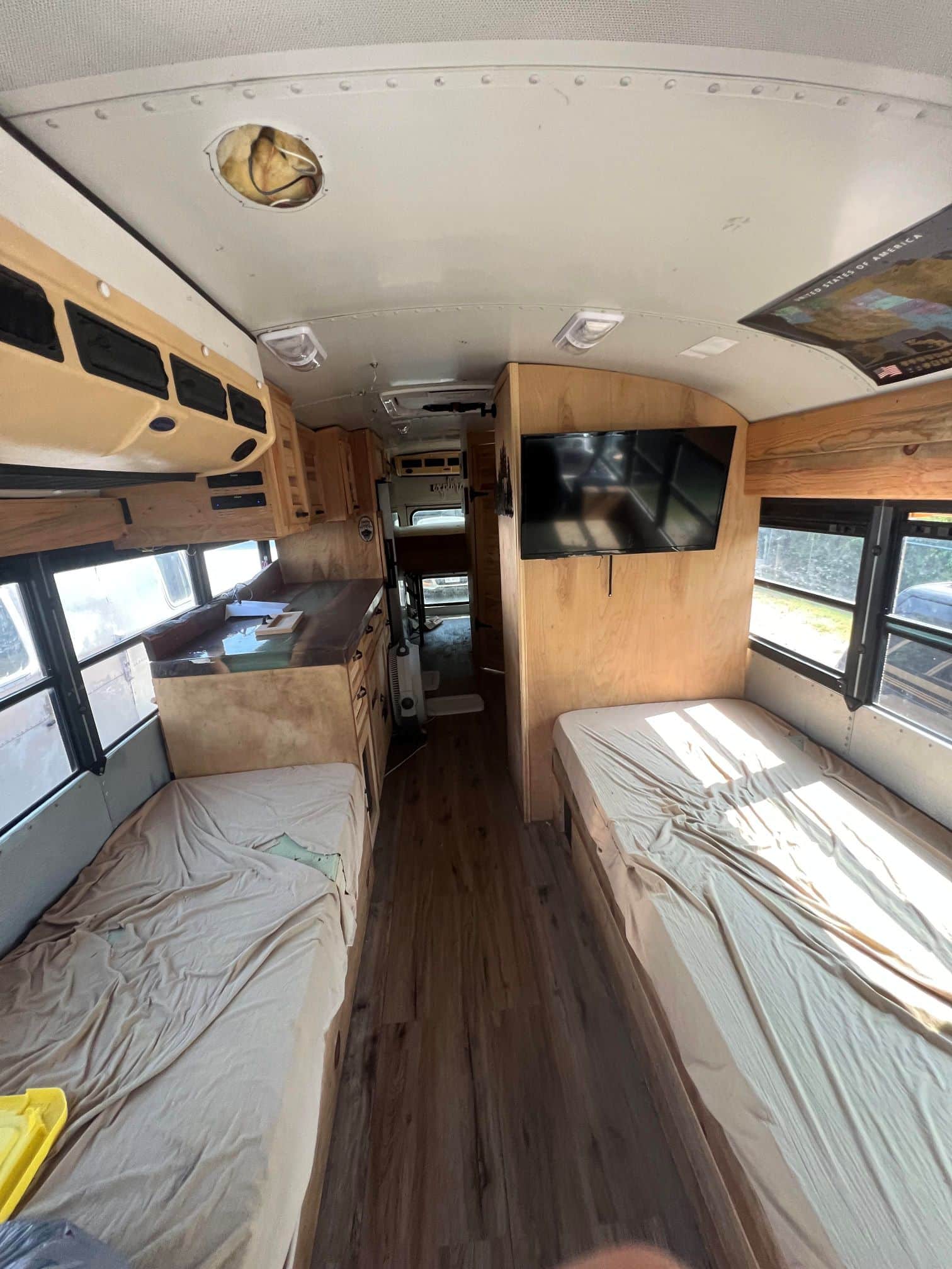 2008 Blue Bird Vision Converted RV - Skoolie Livin | School Bus ...