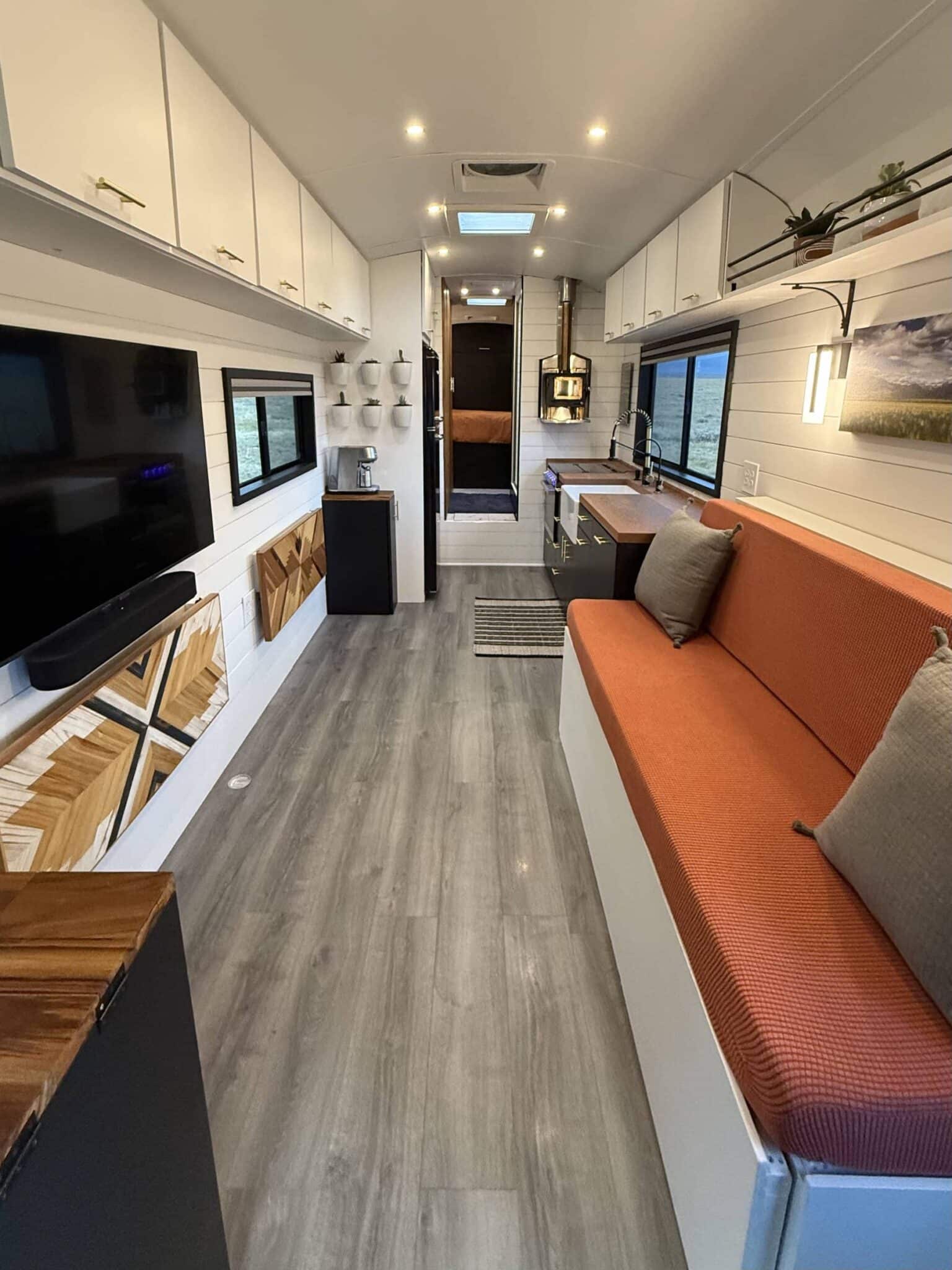 1999 Blue Bird Luxury Off-Grid Skoolie Conversion - Skoolie Livin ...